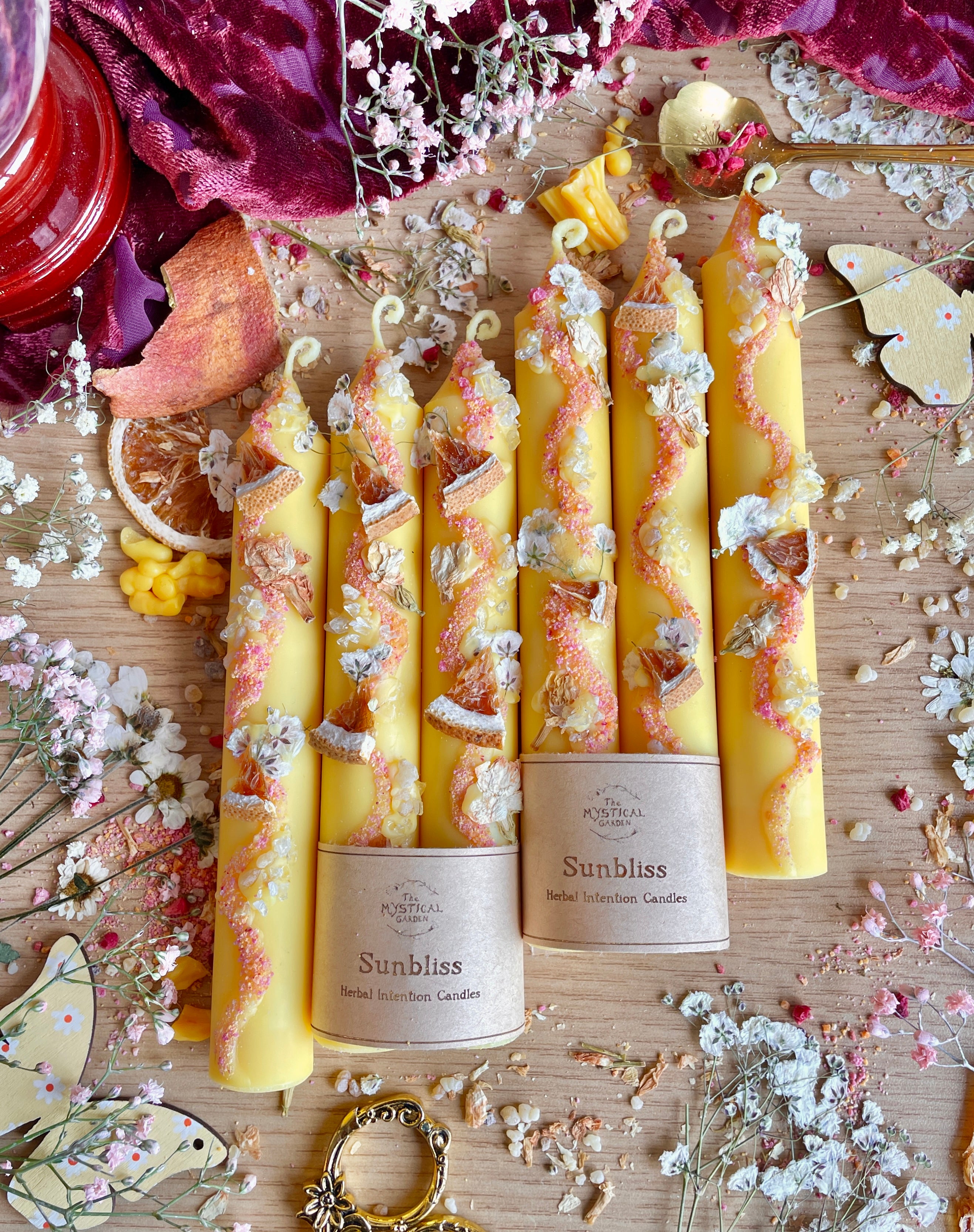 Sunbliss - Intention Candles – The Mystical Garden